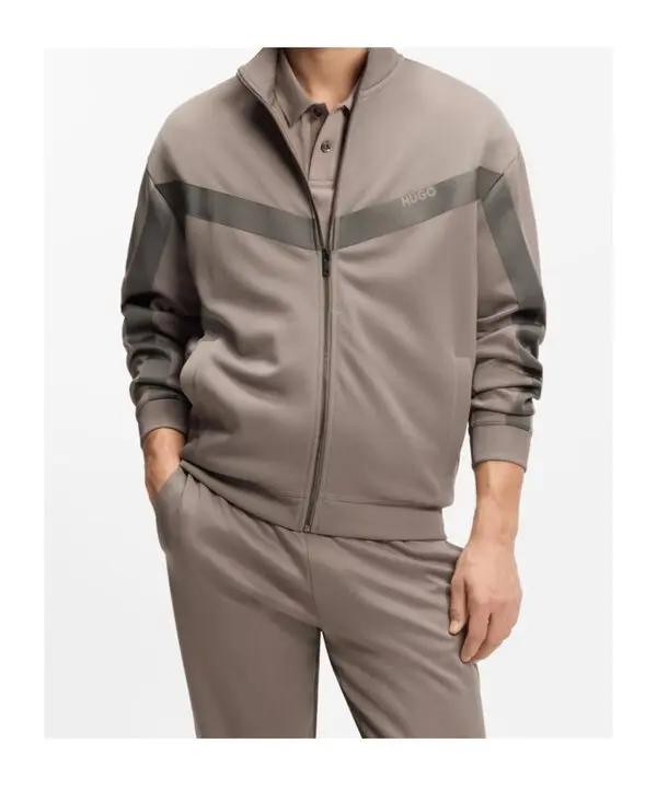 Hugo Boss Logo Zip Sweatshirt