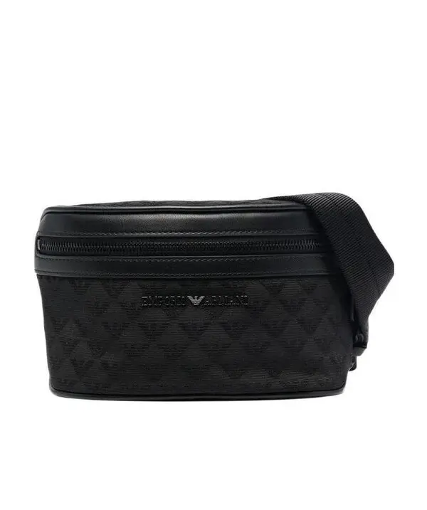 Emporio Armani All-over Eagle Jacquard Belt Bag
