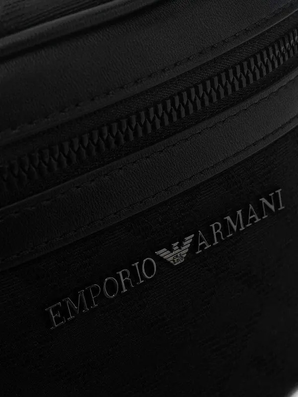 Emporio Armani All-over Eagle Jacquard Belt Bag