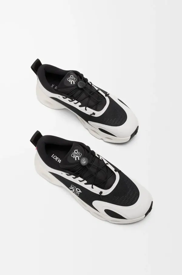 Loewe X On Collaboration Lace-up Sneakers - Black/eggshell Color