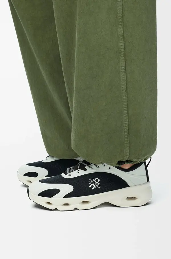 Loewe X On Collaboration Lace-up Sneakers - Black/eggshell Color