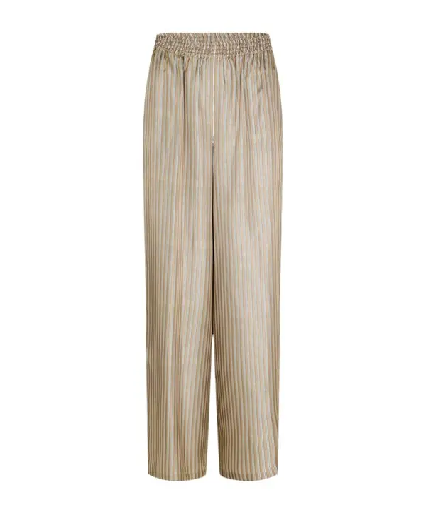 Max Mara Wide Leg Striped Pants