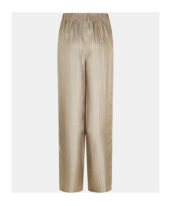 Max Mara Wide Leg Striped Pants