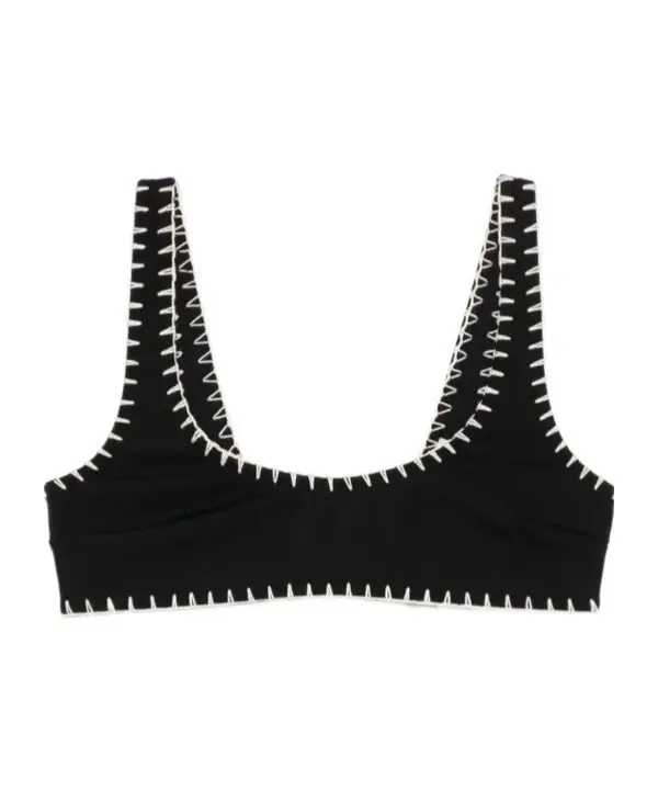 Nanushka Malti Bikini Top - Black