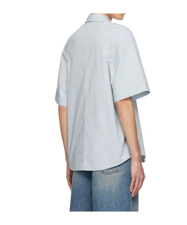 LOW CLASSIC Pointed-collar Cotton Shirt