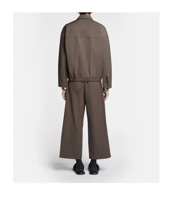 Nanushka Drawstring Twill Shirt Jacket