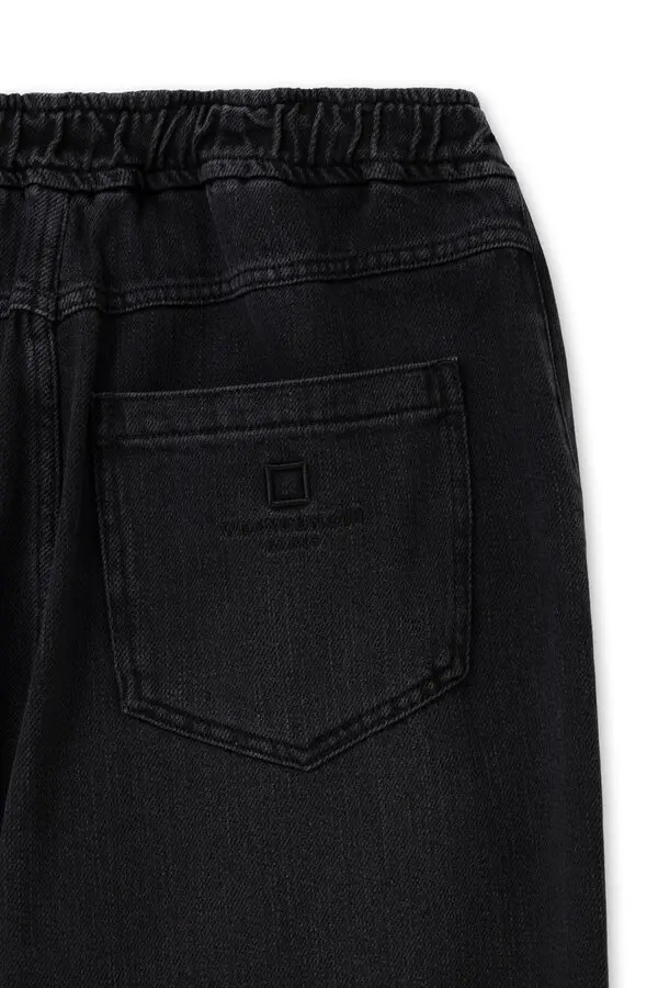 WOOYOUNGMI Wide Banding Denim Pants