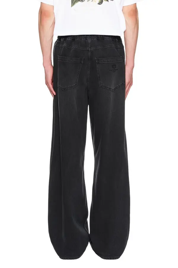 WOOYOUNGMI Wide Banding Denim Pants