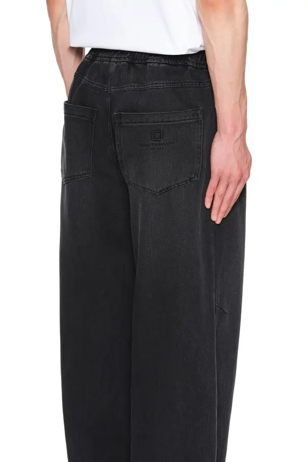 WOOYOUNGMI Wide Banding Denim Pants