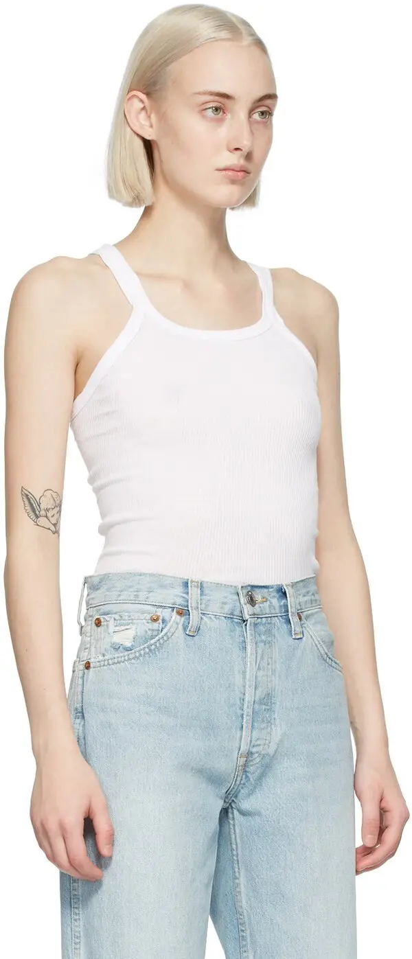 RE/DONE Ribbed Tank Top