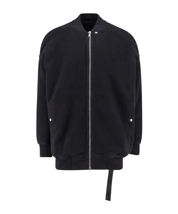 Rick Owens Oversized Zip-up Jacket - Black