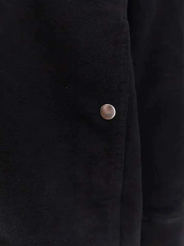 Rick Owens Oversized Zip-up Jacket - Black