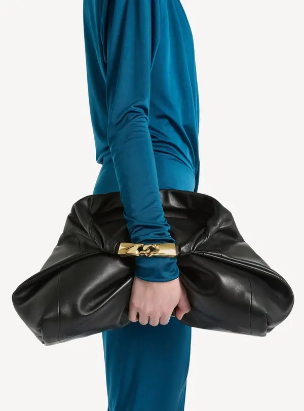 Balmain Dinner At 8 Medium Bag In Smooth Leather