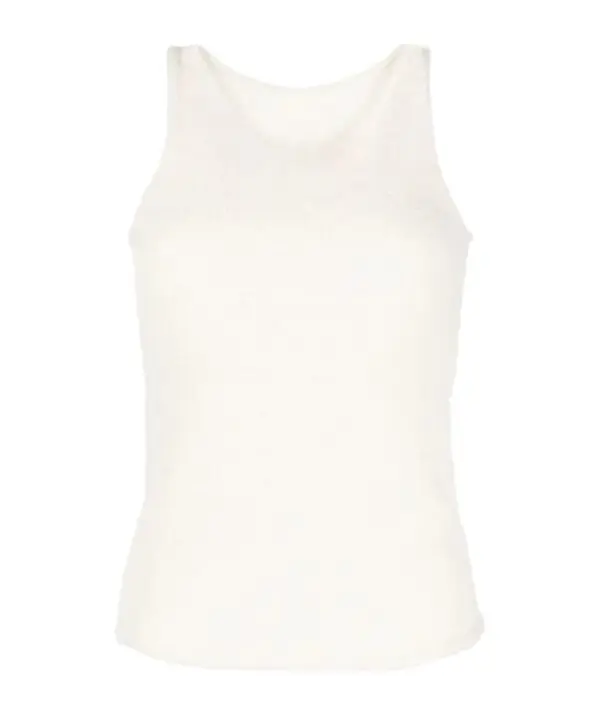 LOW CLASSIC Sleeveless Fleece Knitted Top
