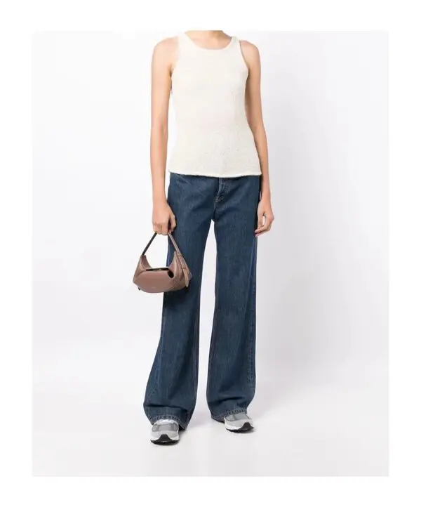 LOW CLASSIC Sleeveless Fleece Knitted Top