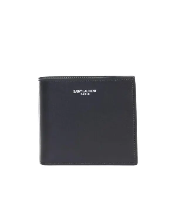 Saint Laurent East/west Bifold Wallet - Black