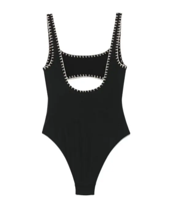 Nanushka Sorena One-piece Swimsuit With Cut-out Detail - Black