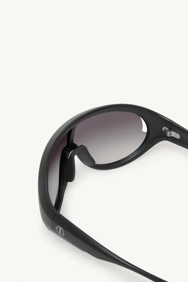 Moncler Rick Owens Contrast Oval Sunglasses