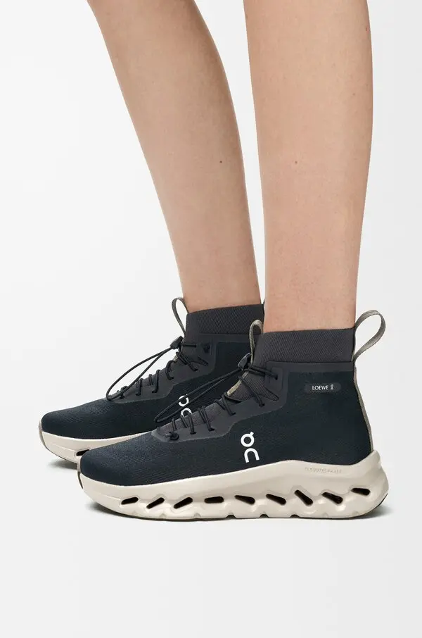 Loewe X On Cloudtilt High-top Sneakers - Rye/oats/olives