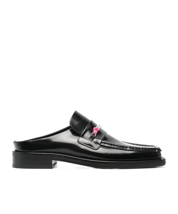 Martine Rose Bead Chain Leather Loafers