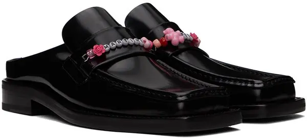 Martine Rose Bead Chain Leather Loafers