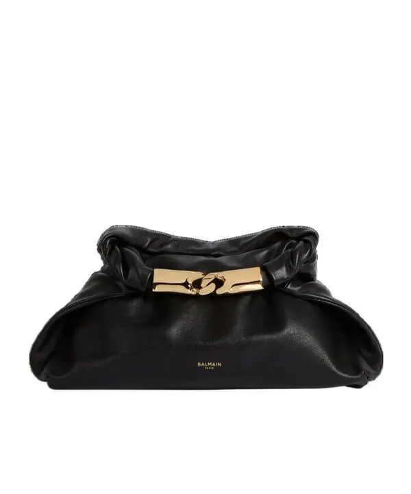 Balmain Dinner At 8 Small Bag In Smooth Leather