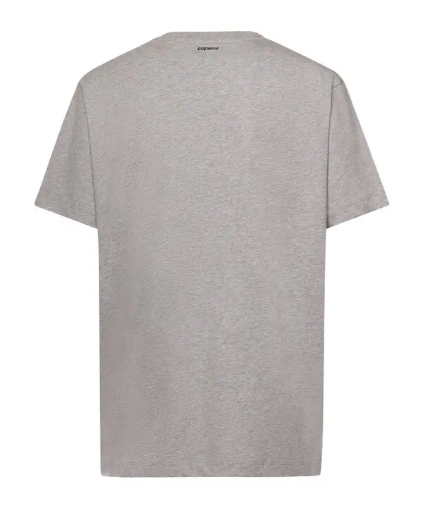 Coperni Window Circular Opening T-shirt - Gray