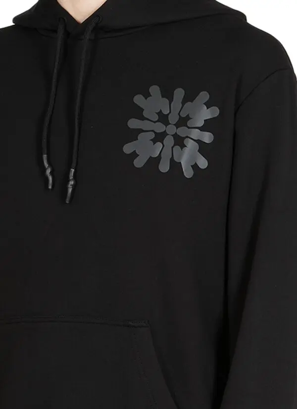 Alexander McQueen Abstract-print Cotton Hoodie