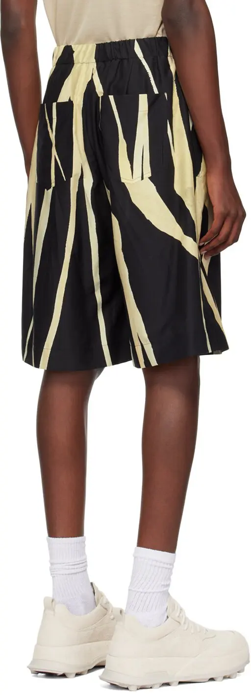 Nanushka Printed Cotton-blend Bermuda Shorts