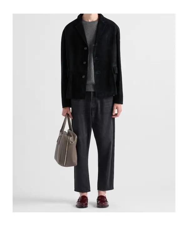 Prada Single Breasted Long-sleeved Jacket