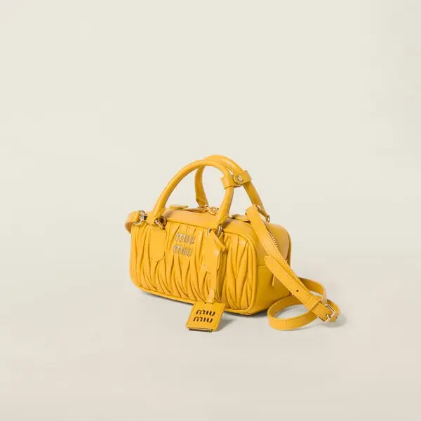 Miu Miu Arcadie Matelassé Nappa Leather Bag