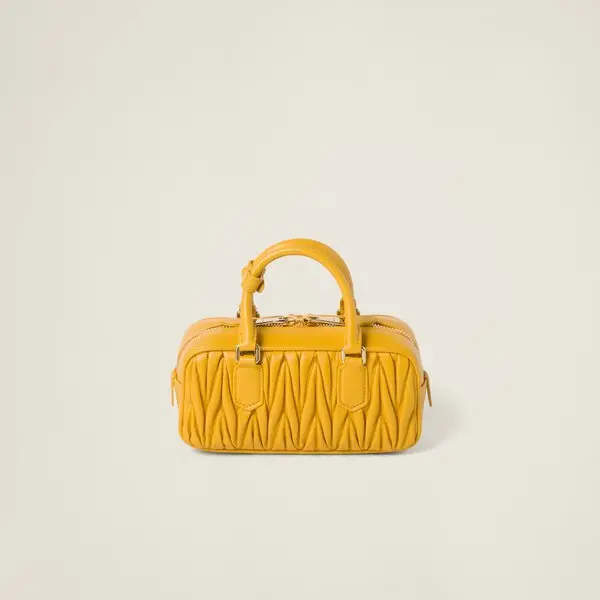 Miu Miu Arcadie Matelassé Nappa Leather Bag