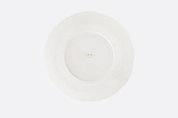 Dior Printed Porcelain Dinner Plate