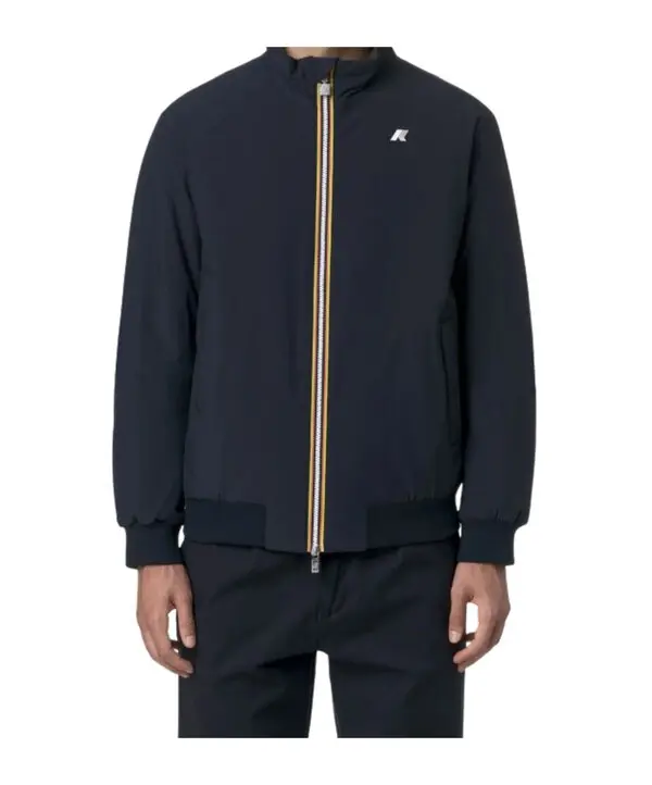 K-WAY Zippered Double-sided Cotton Jacket - Black