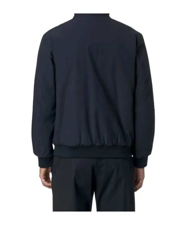 K-WAY Zippered Double-sided Cotton Jacket - Black