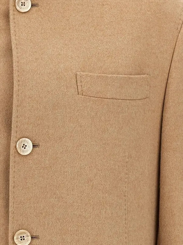 Brunello Cucinelli Stand Collar Short Coat