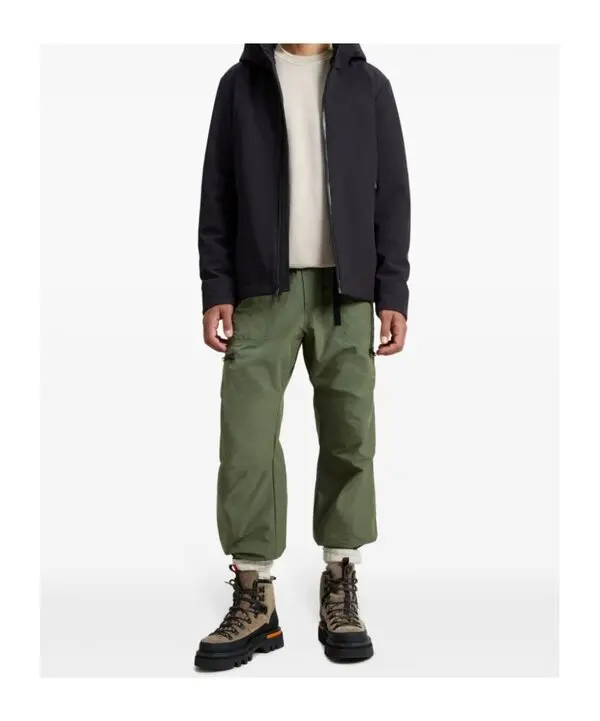 Woolrich Softshell Jacket With Hood And Zip Fastening
