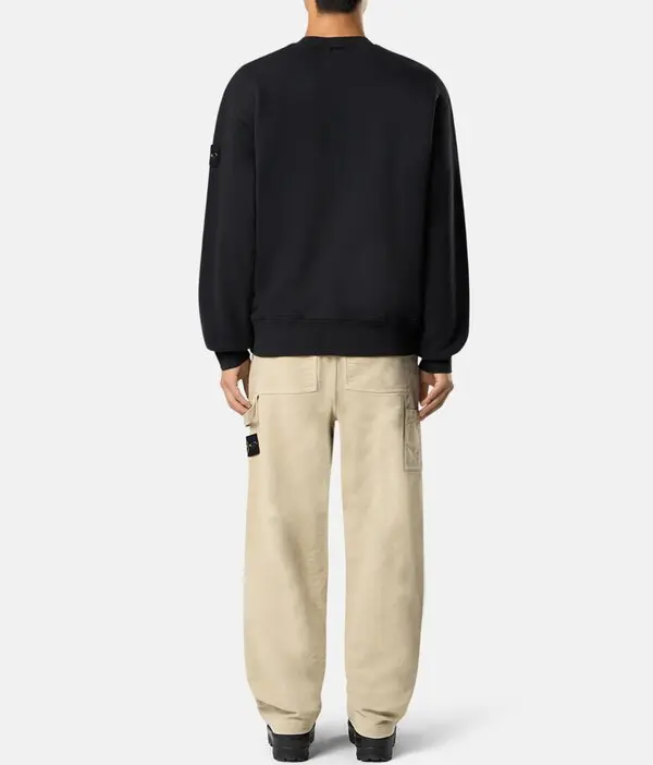 Stone Island Logo Patch Crewneck Sweatshirt