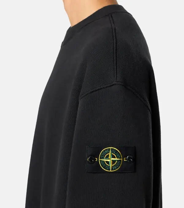 Stone Island Logo Patch Crewneck Sweatshirt