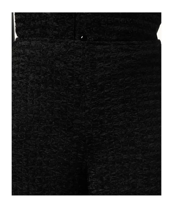 Loro Piana Timi Textured High-waisted Trousers