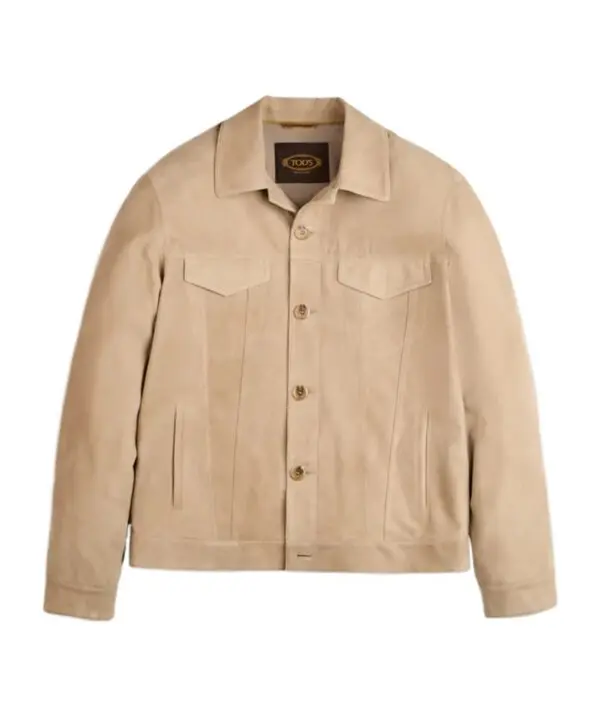 TOD'S Long-sleeved Leather Jacket