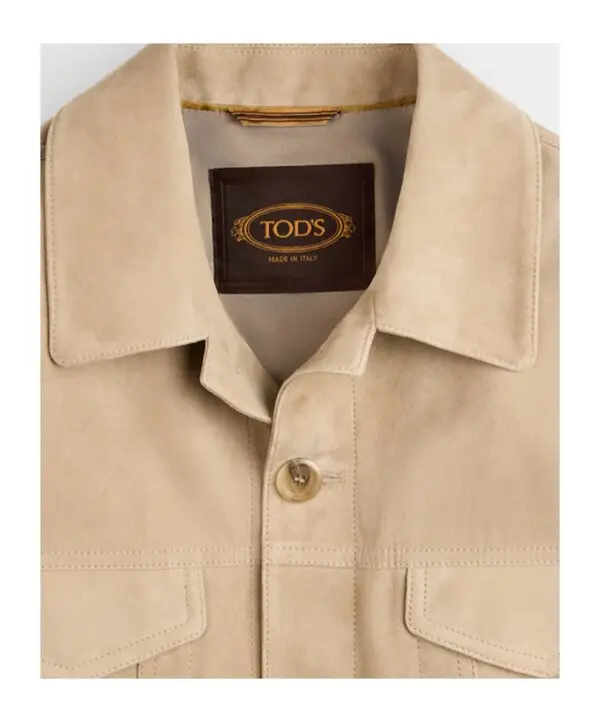 TOD'S Long-sleeved Leather Jacket