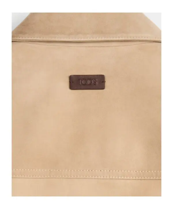 TOD'S Long-sleeved Leather Jacket