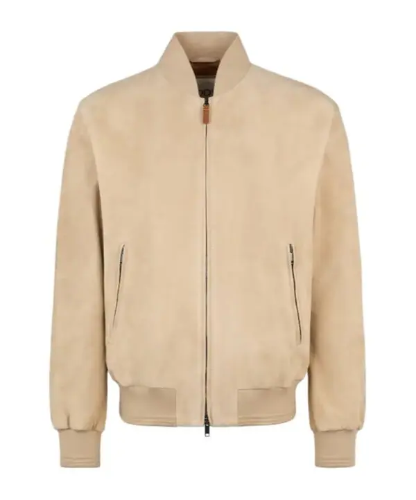 TOD'S Suede Bomber Jacket