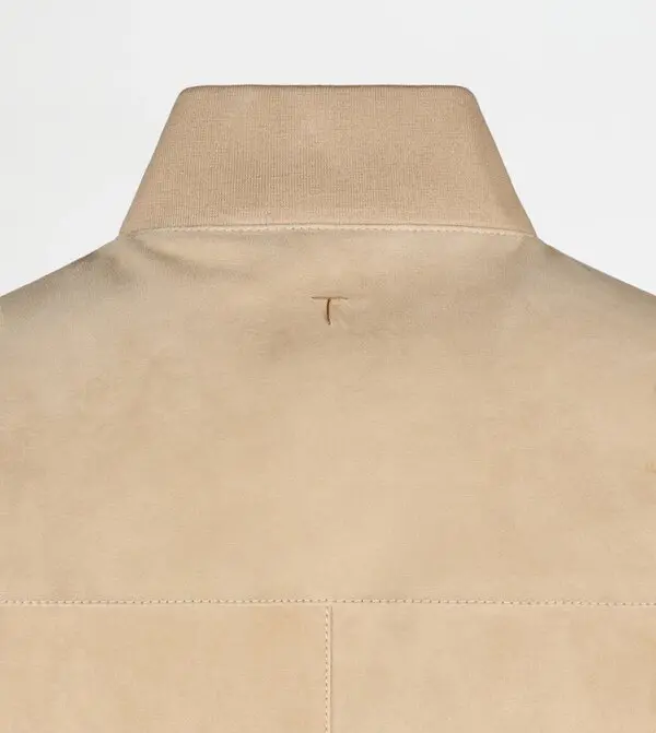 TOD'S Suede Bomber Jacket