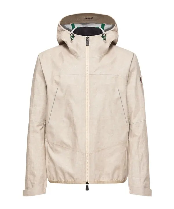 Moncler Blagnac Linen Hooded Jacket