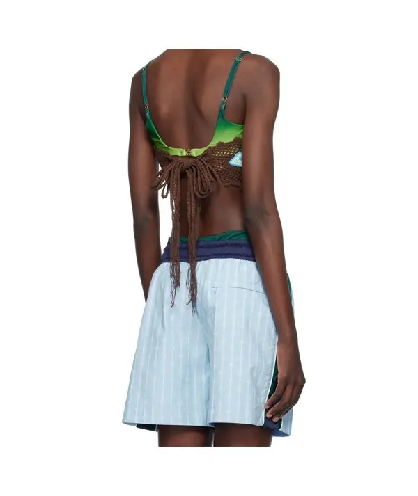 Casablanca Motif Crochet Cropped Top