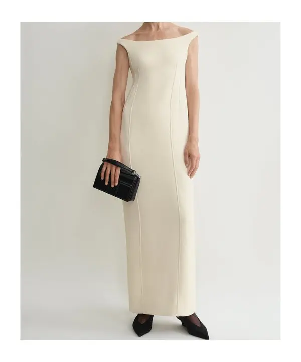 TOTEME Off-the-shoulder Maxi Dress