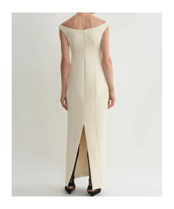 TOTEME Off-the-shoulder Maxi Dress