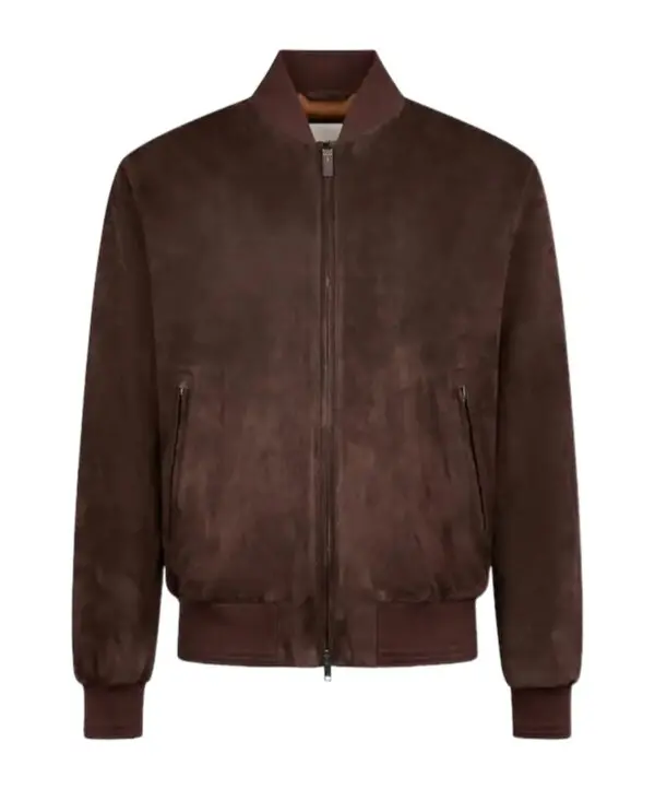 TOD'S Suede Bomber Jacket